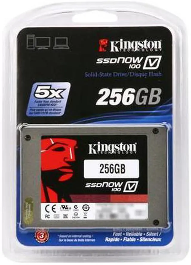Kingston SSDNow V100 2.5" 256GB SATA II Internal Solid State Drive (SSD) SV100S2/256GZ - Newegg.com