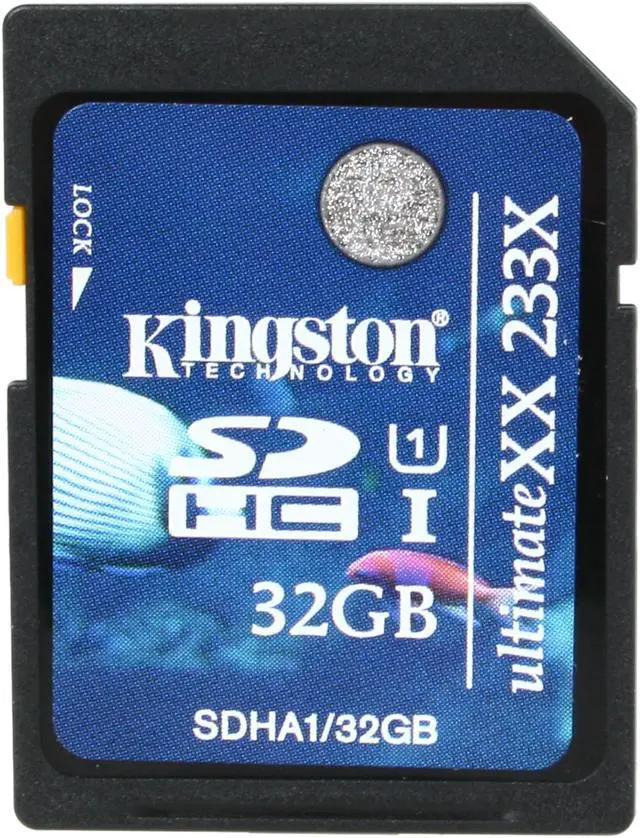 Kingston 32GB Secure Digital High-Capacity (SDHC) Ultimate XX Flash ...