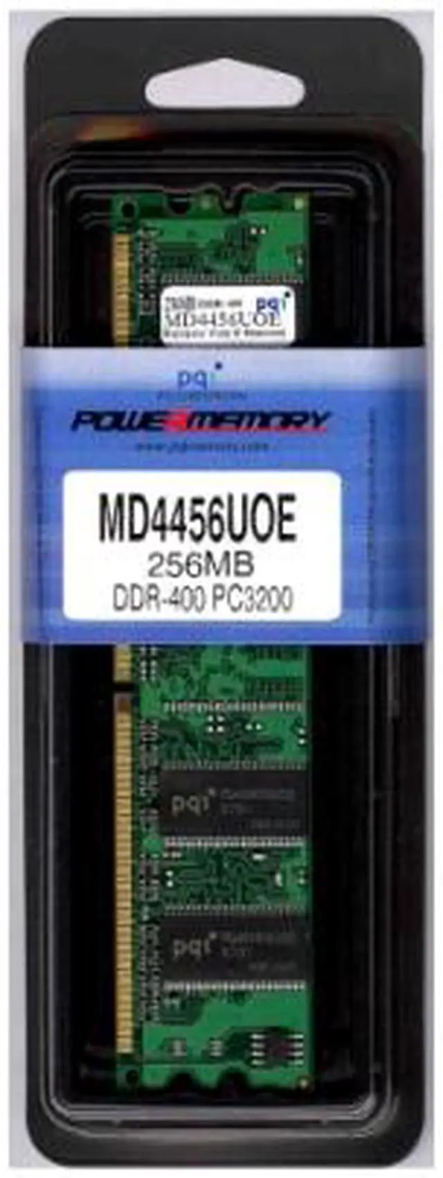 Open Box: PQI POWER Series 256MB DDR 400 (PC 3200) Desktop Memory Model ...