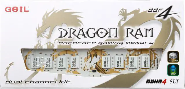 GeIL Dragon RAM 32GB (2 x 16GB) DDR4 3000 (PC4 24000) Desktop Memory ...