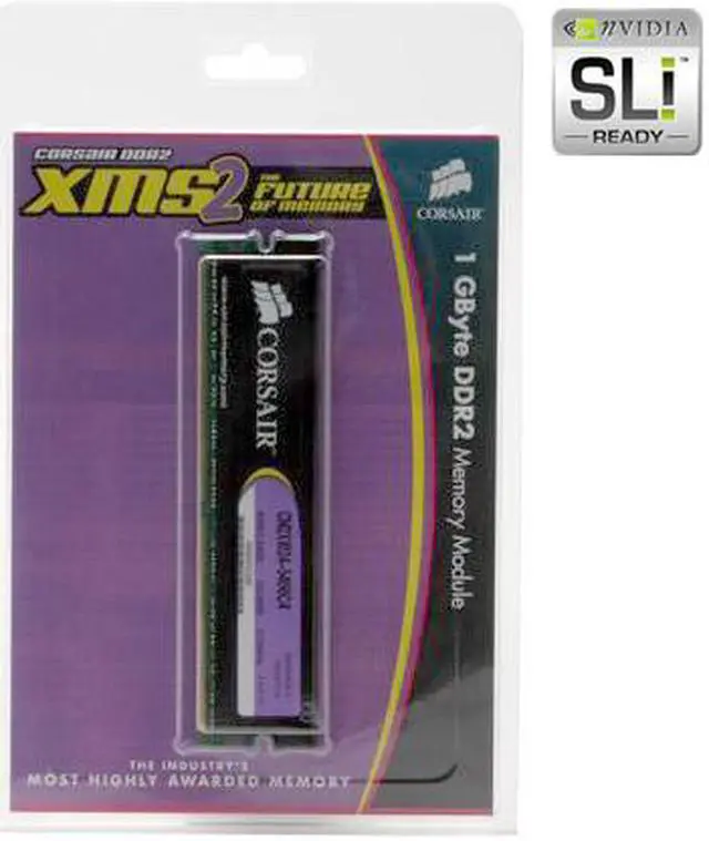 Open Box: CORSAIR XMS2 1GB DDR2 675 (PC2 5400) Desktop Memory Model ...