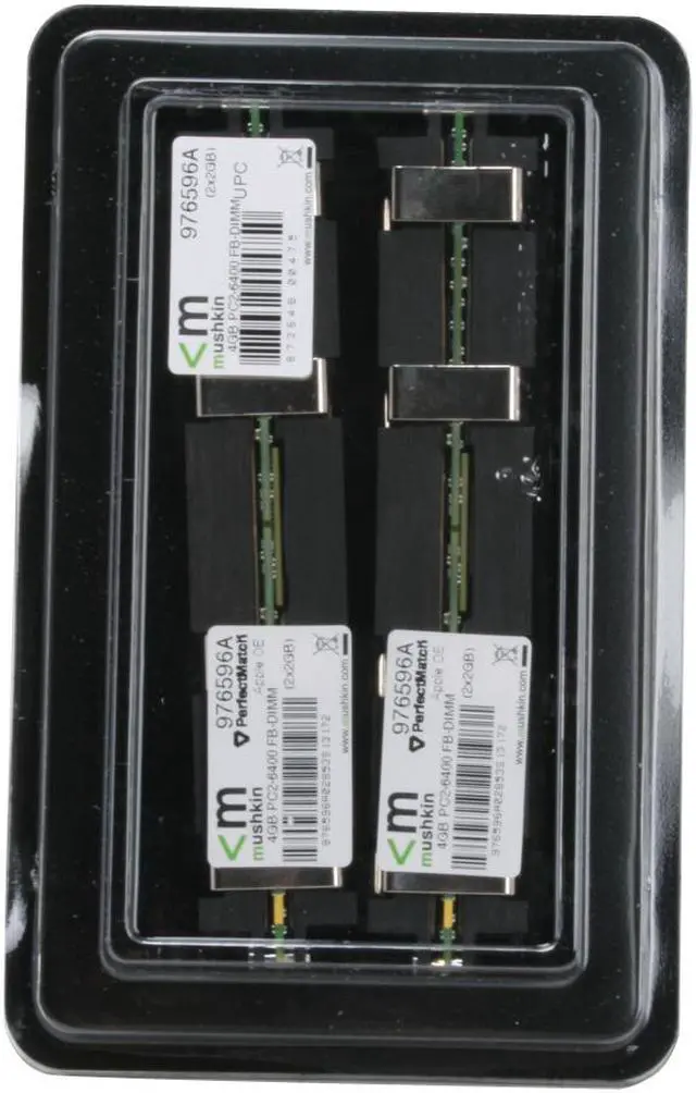 Mushkin Enhanced 4GB (2 x 2GB) 240-Pin DDR2 FB-DIMM DDR2 800 (PC2 6400 ...