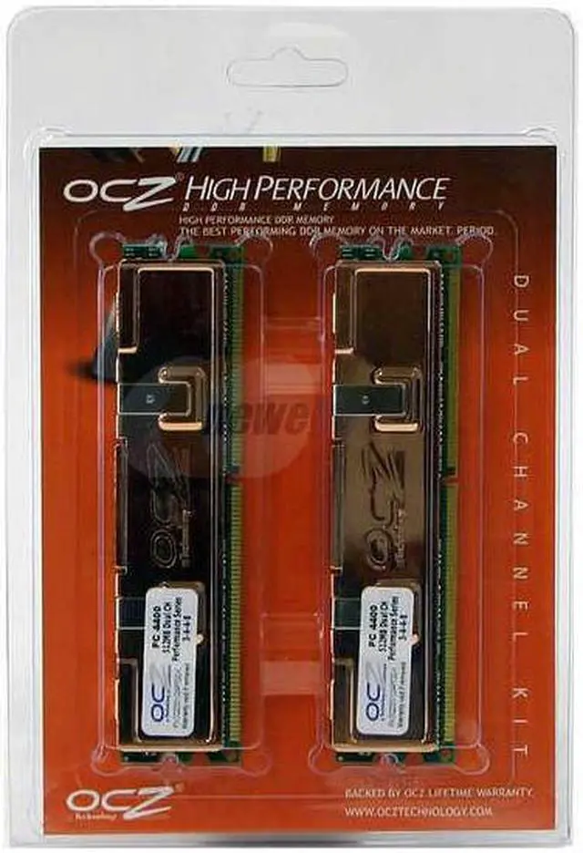Open Box: OCZ Peroformance 1GB (2 x 512MB) DDR 550 (PC 4400) Dual ...
