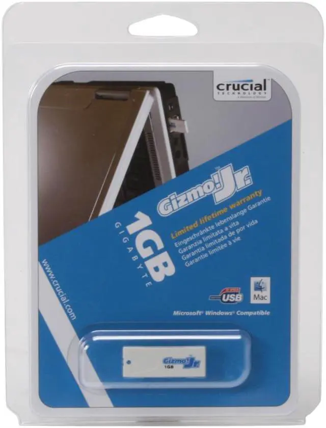 Crucial Gizmo! Jr. 1GB Flash Drive (USB2.0 Portable) - Newegg.ca