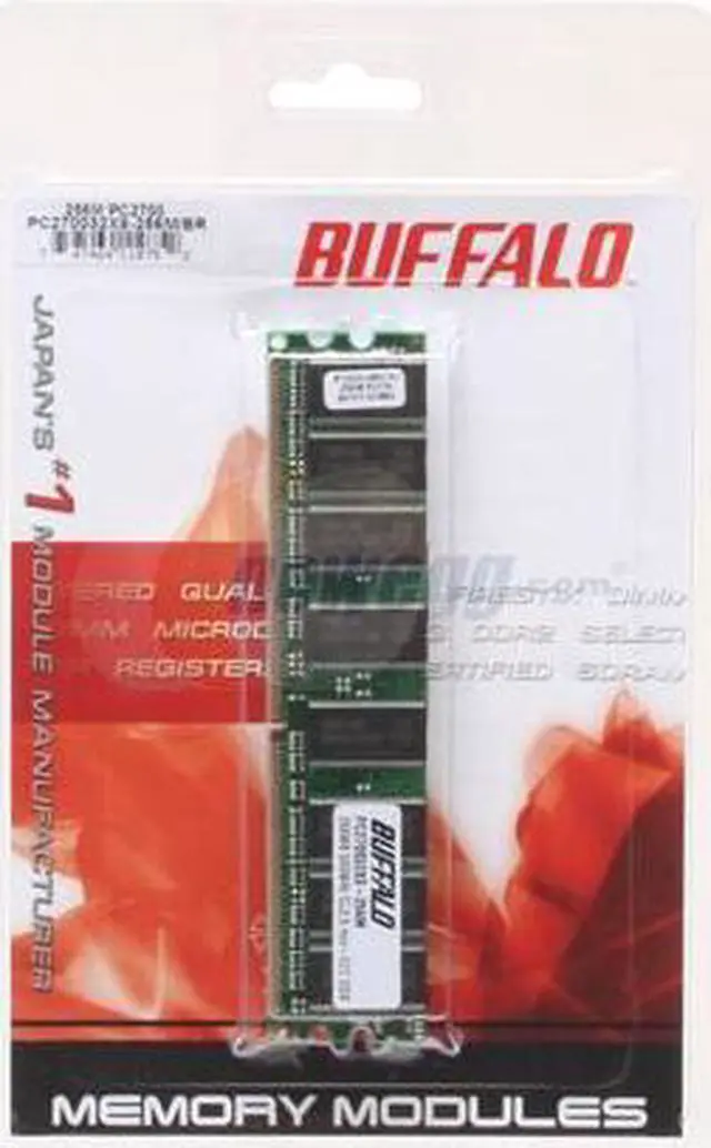 Open Box: BUFFALO Select 256MB DDR 333 (PC 2700) System Memory Model ...