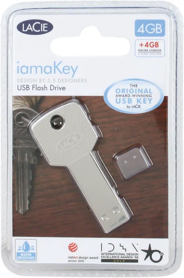 LaCie IamaKey V2 4GB USB 2.0 Flash Drive - Newegg.com