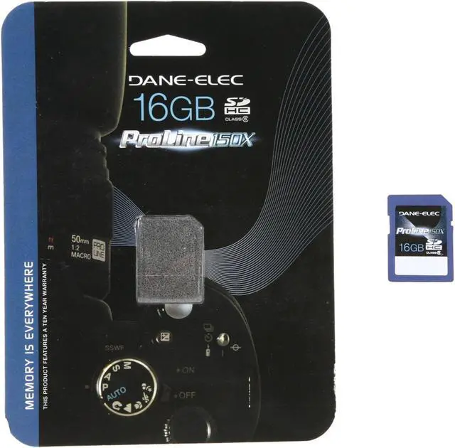 DANE-ELEC ProLine 16GB Secure Digital High-Capacity (SDHC) Flash Card ...