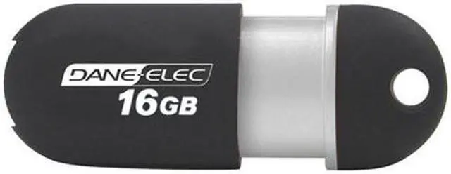 DANE-ELEC 16GB Capless USB 2.0 Pen Drive (Black) - Newegg.com