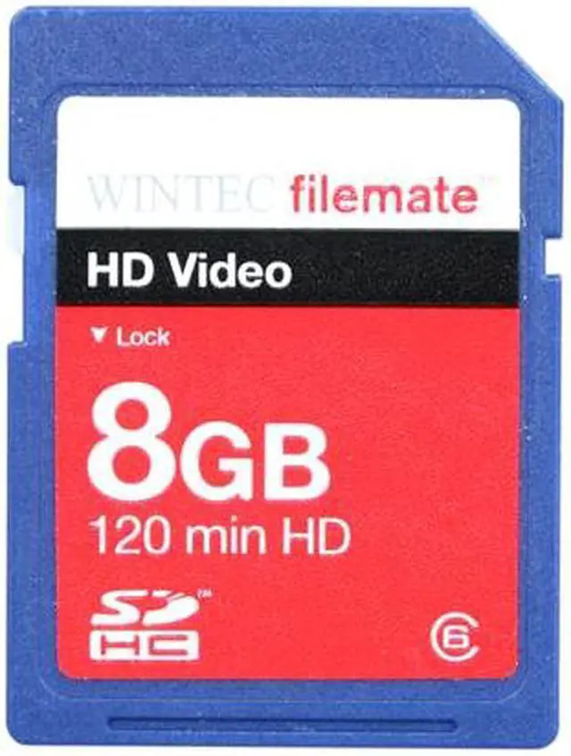 Wintec FileMate HD Video 8GB Secure Digital High-Capacity (SDHC) Flash ...