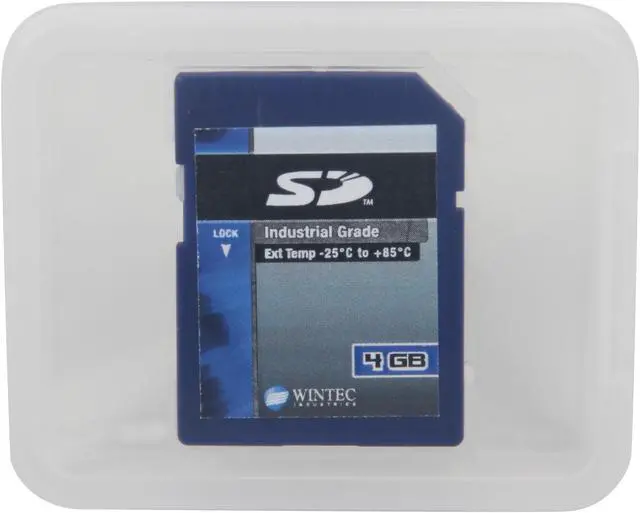 Wintec Industrial Grade SLC 4GB Secure Digital (SD) Flash Card Model ...