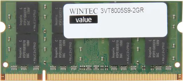 Wintec Value 2GB 200-Pin DDR2 SO-DIMM DDR2 800 (PC2 6400) Laptop Memory ...