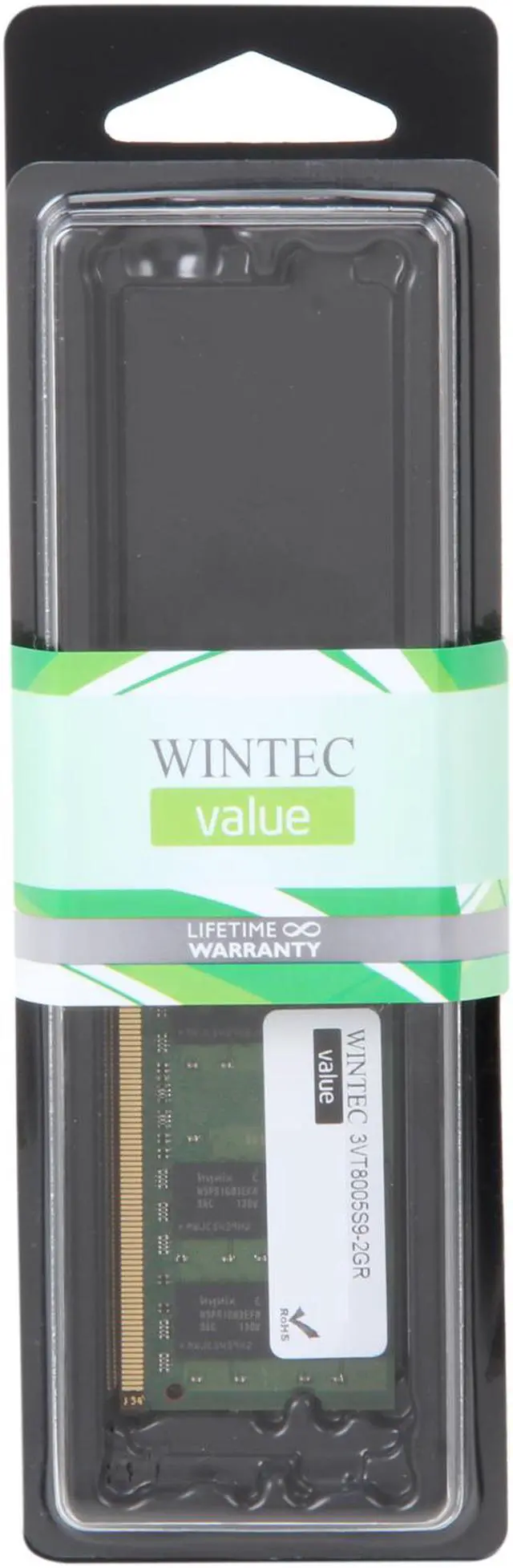 Wintec Value 2GB 200-Pin DDR2 SO-DIMM DDR2 800 (PC2 6400) Laptop Memory ...