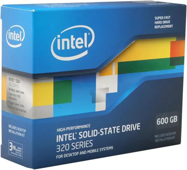 Intel 320 Series 2.5" 600GB SATA II MLC Internal Solid State Drive (SSD ...