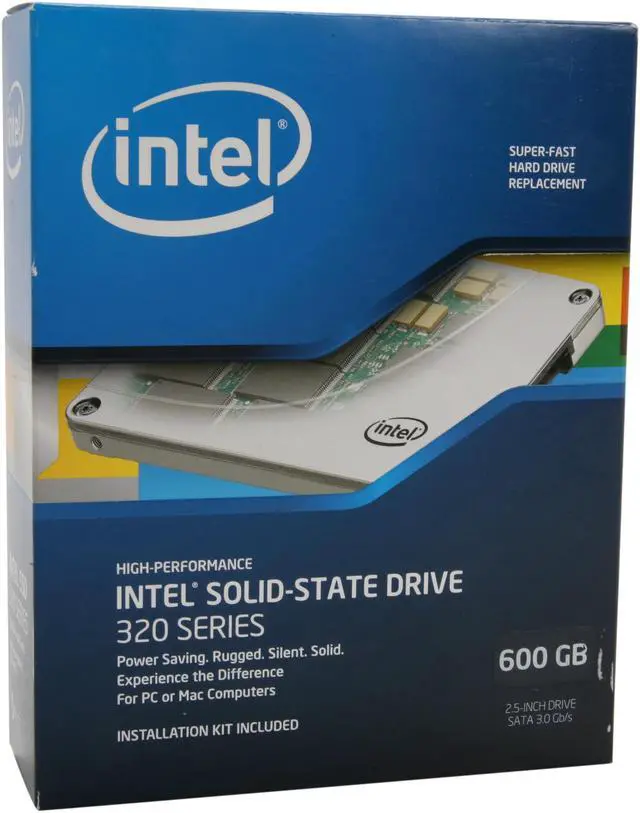 Intel 320 Series 2.5" 600GB SATA II MLC Internal Solid State Drive (SSD ...