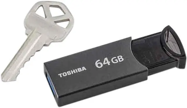 Refurbished: Toshiba TransMemory U362 64GB USB 3.0 Retractable Flash ...