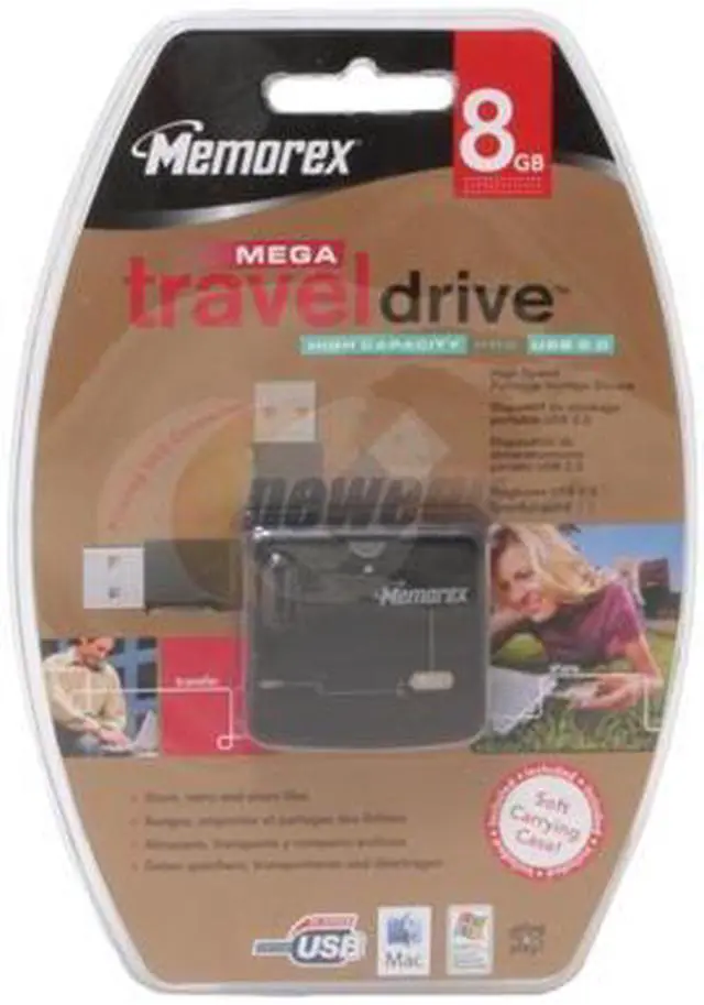 Memorex Mega TravelDrive 8GB Flash Drive (USB2.0 Portable) - Newegg.com