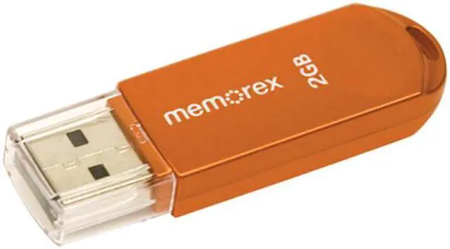 Memorex Mini TravelDrive 2GB USB 2.0 Flash Drive (Orange) - Newegg.com