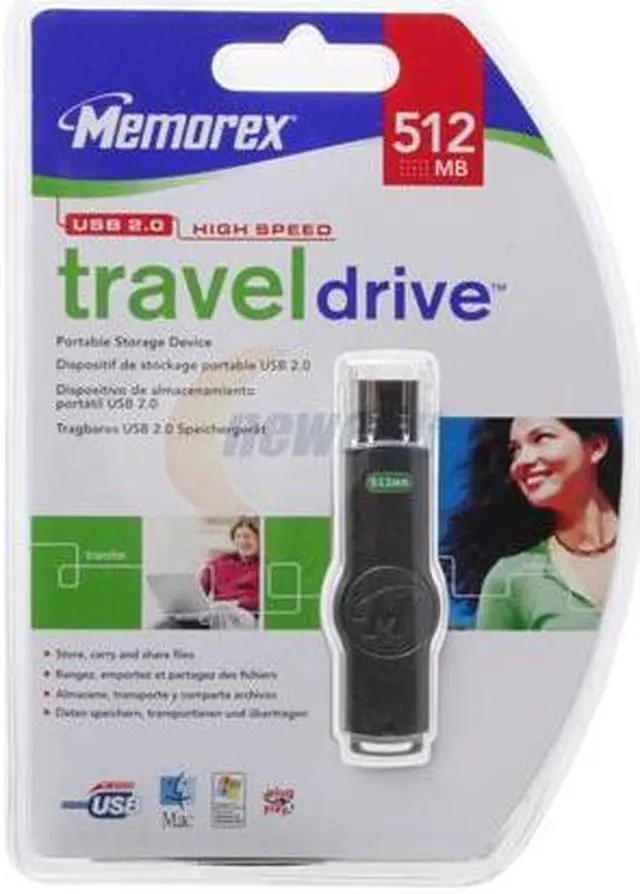 Memorex TravelDrive 512MB Flash Drive (USB2.0 Portable) - Newegg.com