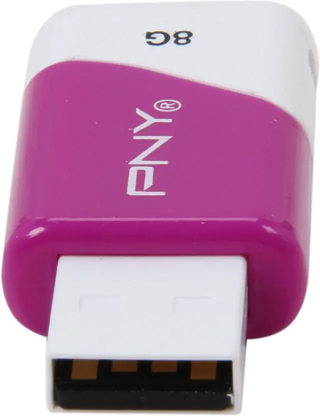 PNY Compact Attaché 8GB USB 2.0 Flash Drive (Purple) - Newegg.com