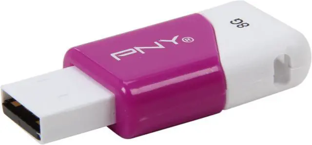 PNY Compact Attaché 8GB USB 2.0 Flash Drive (Purple) - Newegg.com