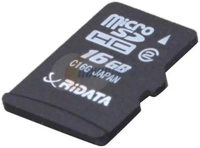 RiDATA Lightning Series 16GB microSDHC Flash Card w/2 Adapters (SD/Mini ...