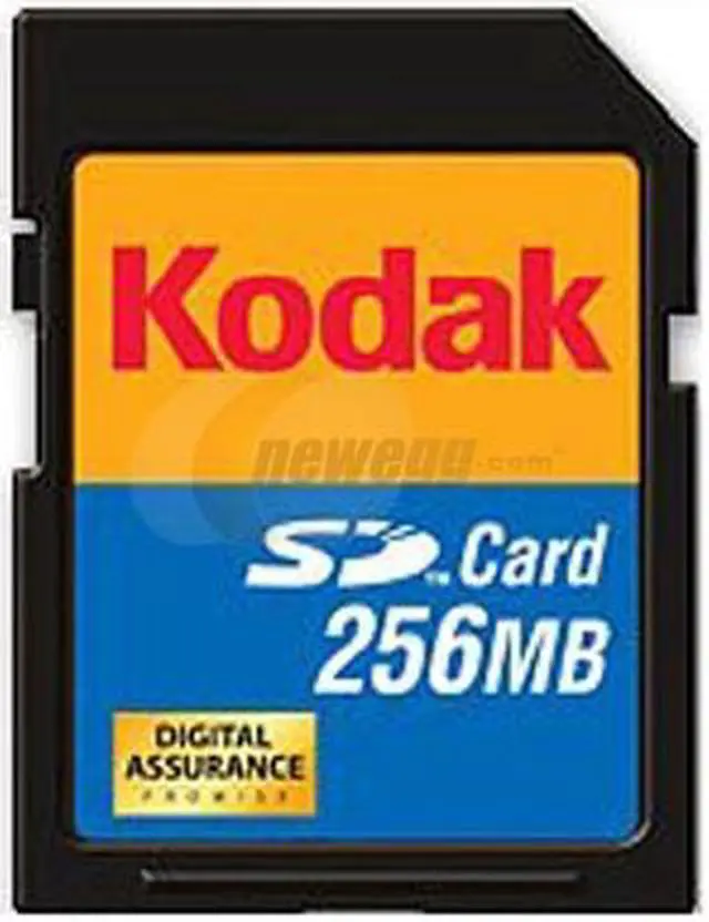 Kodak 256MB Secure Digital (SD) Flash Card Model KPSD256SCC - Newegg.com