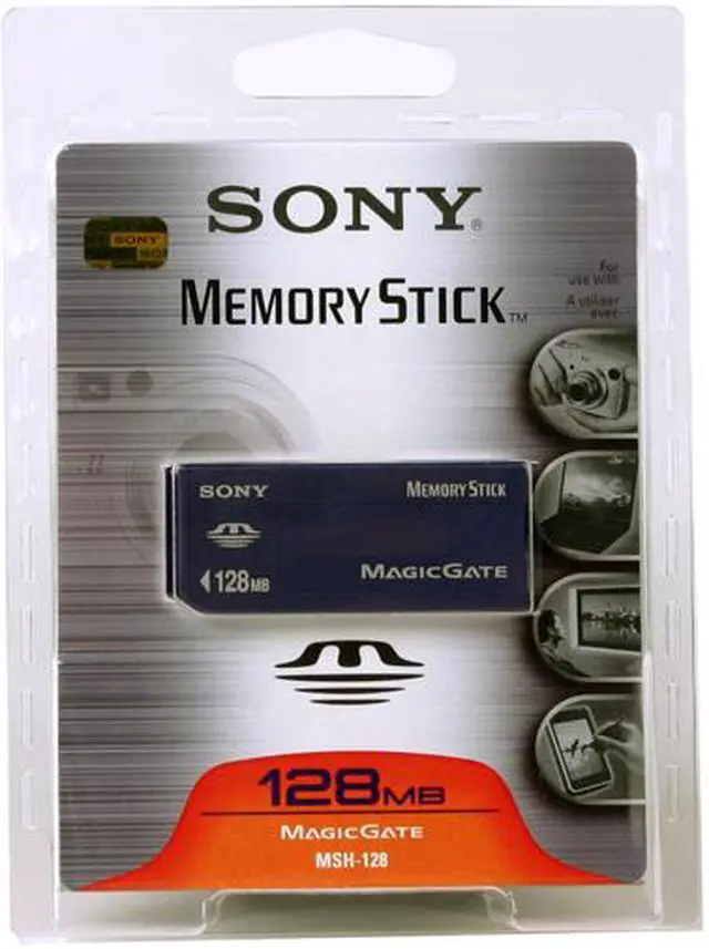 SONY 128MB Memory Stick (MS) Flash Card Model MSH-128 - Newegg.com