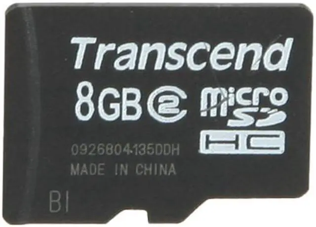 Transcend 8GB microSDHC Flash Card Model TS8GUSDC2 - Newegg.com