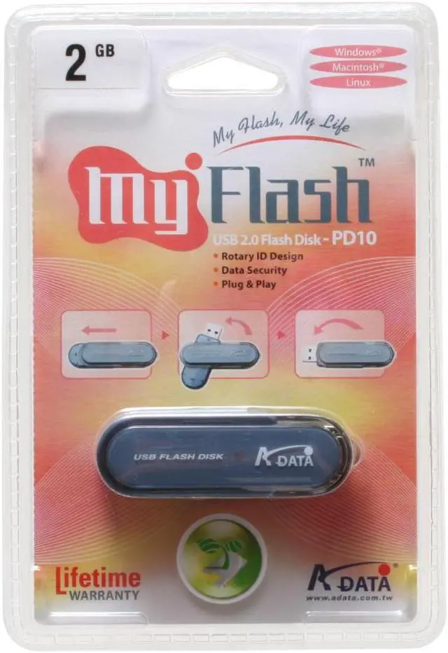 ADATA 2GB Flash Drive (USB2.0 Portable) - Newegg.com