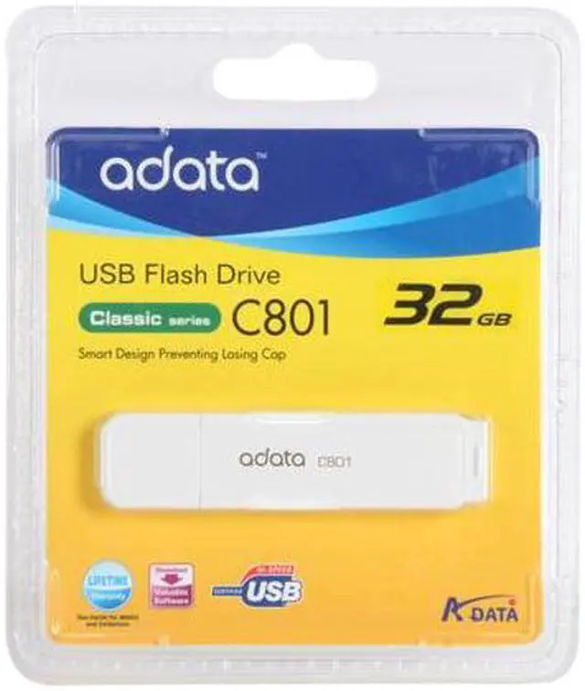 ADATA Classic Series 32GB Flash Drive (USB2.0 Portable) - Newegg.com