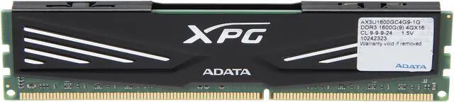 XPG V1.0 4GB DDR3 1600 (PC3 12800) Desktop Memory Model AX3U1600GC4G9 ...