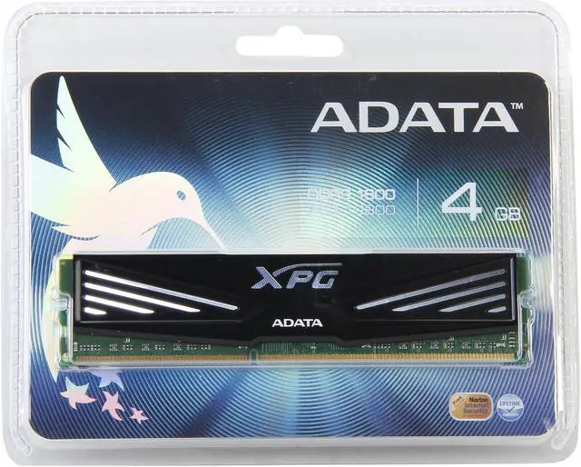 XPG V1.0 4GB DDR3 1600 (PC3 12800) Desktop Memory Model AX3U1600GC4G9 ...