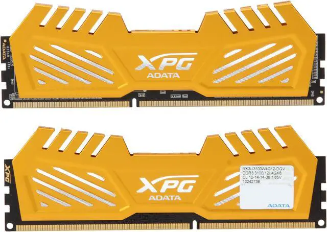 XPG V2 8GB (2 x 4GB) DDR3 3100 (PC3 24800) Desktop Memory Model ...