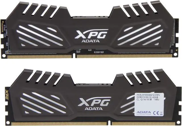 XPG V2 8GB (2 x 4GB) DDR3 3100 (PC3 24800) Desktop Memory Model ...