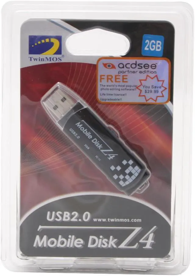 TwinMOS Mobile Disk Z4 2GB Flash Drive (USB2.0 Portable) - Newegg.com