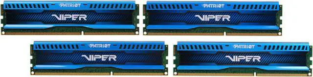 Patriot Viper 3 Low Profile Blue 32GB (4 x 8GB) DDR3 1600 (PC3 12800 ...