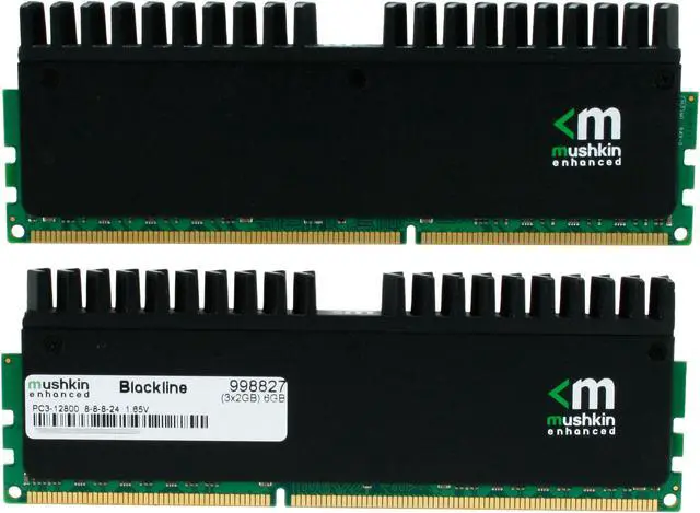 Mushkin Enhanced Ridgeback 6GB (3 x 2GB) DDR3 1600 (PC3 12800) Desktop ...