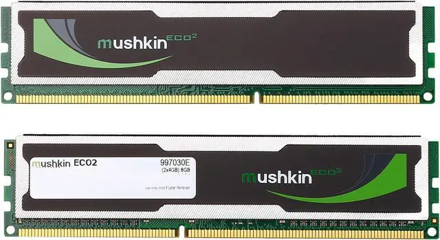 Mushkin Enhanced ECO2 8GB (2 x 4GB) DDR3L 1600 (PC3L 12800) Desktop Memory Model 997030E ...