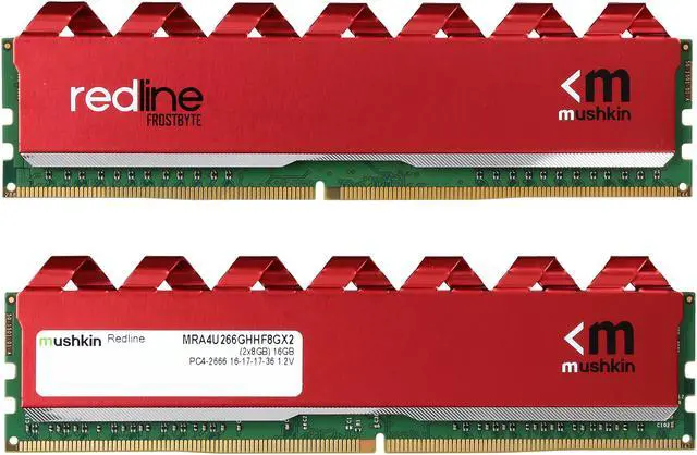 Mushkin Enhanced Redline 32GB (2 x 16GB) DDR4 3466 (PC4 27700) Desktop ...