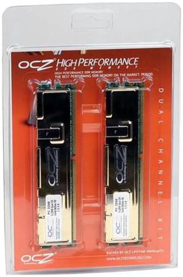 OCZ Gold Series 1GB (2 x 512MB) DDR 400 (PC 3200) Dual Channel Kit ...