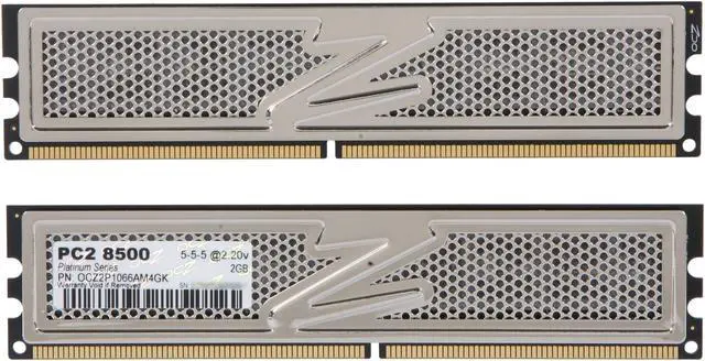 OCZ Platinum AMD Special 4GB (2 x 2GB) DDR2 1066 (PC2 8500) Desktop ...