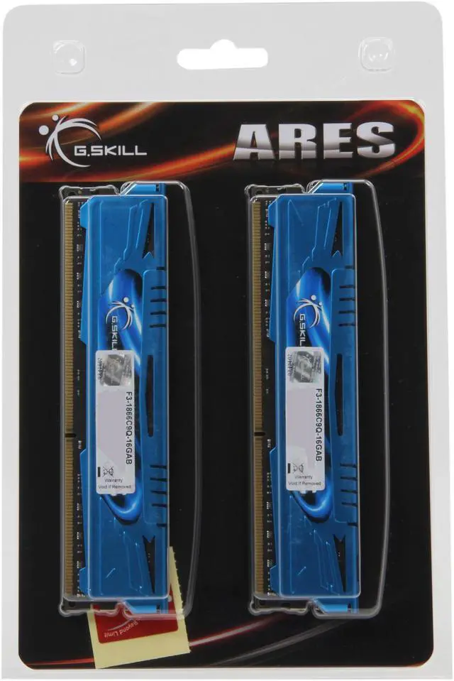 G.SKILL Ares Series 16GB (4 x 4GB) DDR3 1866 (PC3 14900) Desktop Memory ...