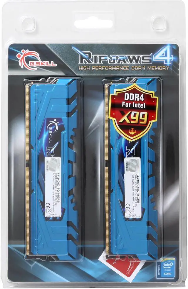 G.SKILL Ripjaws 4 Series 16GB (4 x 4GB) 288-Pin PC RAM DDR4 2400 (PC4 ...