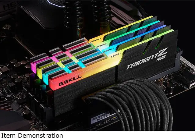 G.SKILL TridentZ RGB Series 32GB (4 x 8GB) 288-Pin PC RAM DDR4 2666 ...