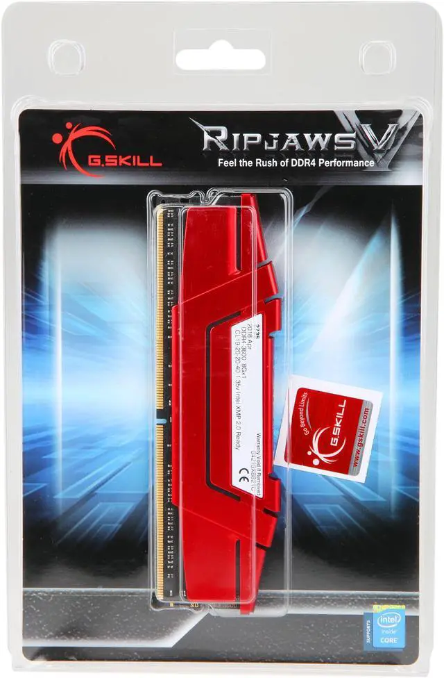 G.SKILL Ripjaws V Series 8GB 288-Pin PC RAM DDR4 3600 (PC4 28800 ...
