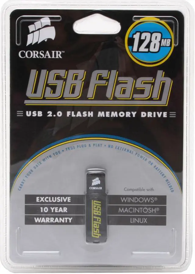 CORSAIR 128MB Flash Drive (USB2.0 Portable) - Newegg.com