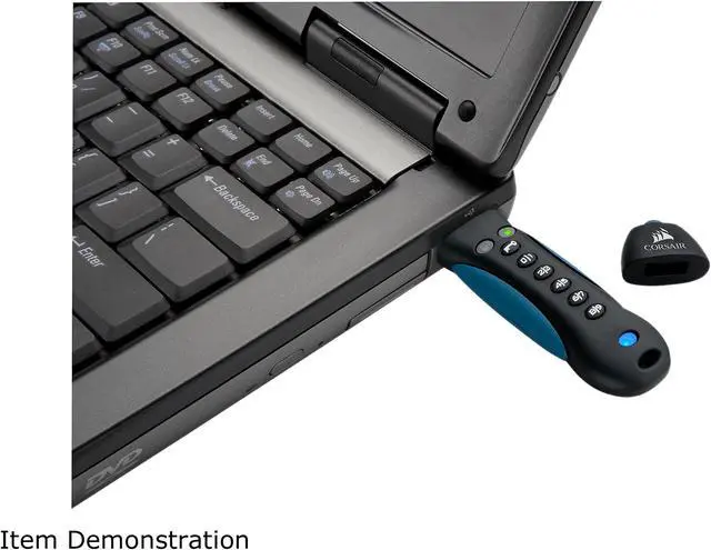 CORSAIR Padlock 3 32GB Secure USB 3.0 Flash Drive with Keypad 256bit ...