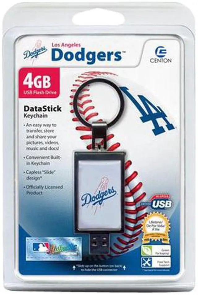 CENTON Los Angeles Dodgers - MLB 4GB DataStick Keychain USB 2.0 Flash ...