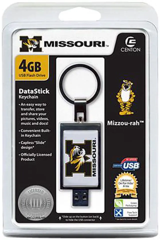 CENTON University of Missouri Collegiate 4GB Mizzou Tigers DataStick ...