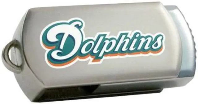 Centon DataStick Twist NFL Miami Dolphins 8 GB USB 2.0 Flash Drive ...